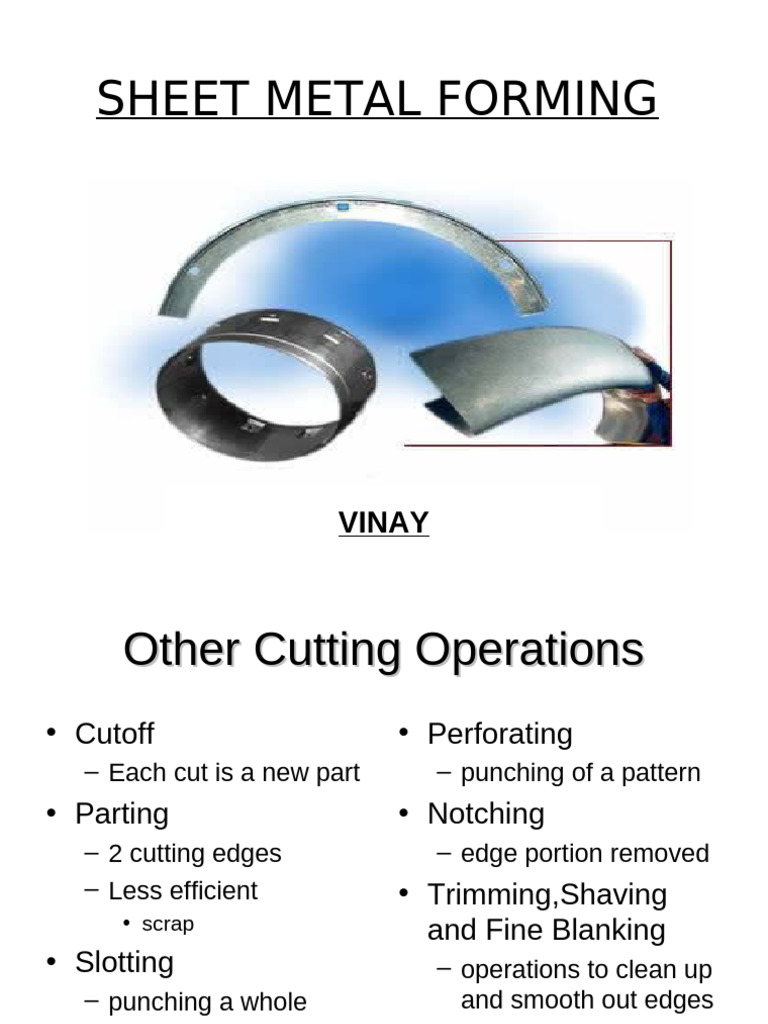 Sheet Metal Form Vinay 1226927986919169 9 | PDF | Sheet Metal | Deformation (Engineering)