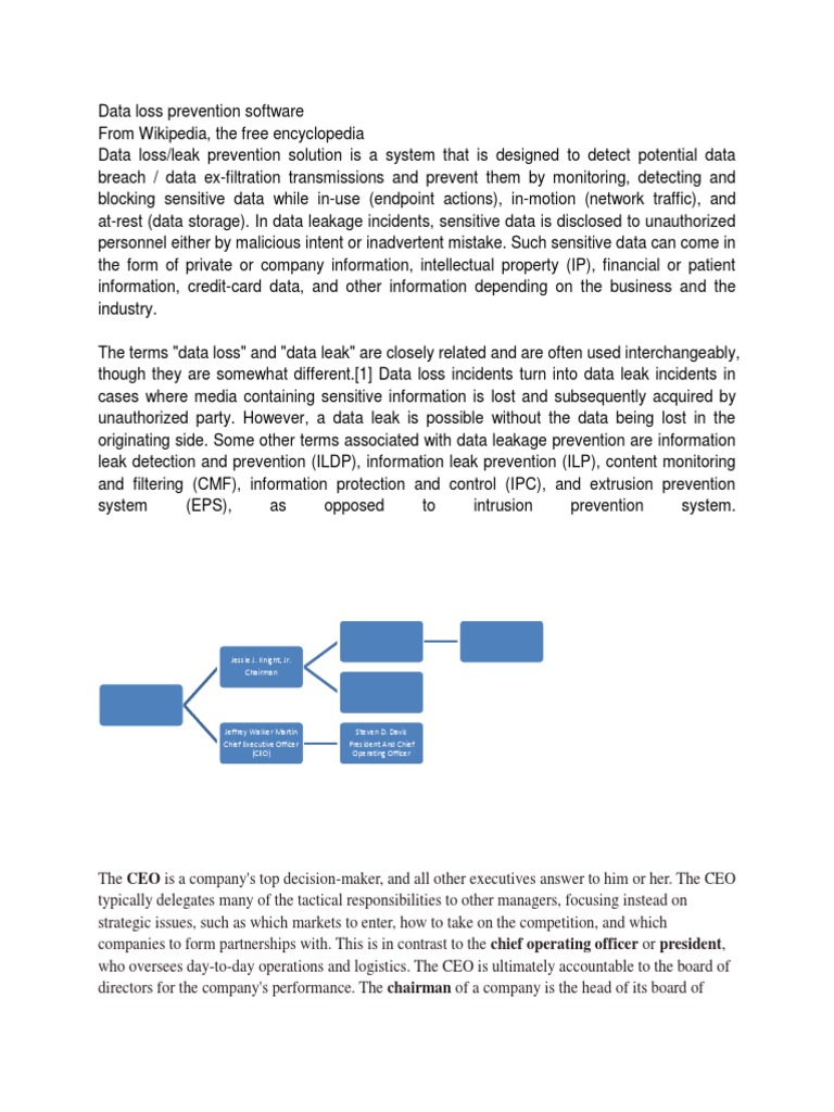 Data Loss Prevention Software | PDF | Business | Government