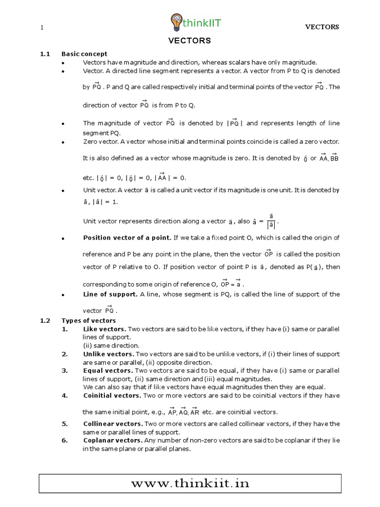 10 Vectors | PDF | Norm (Mathematics) | Euclidean Vector