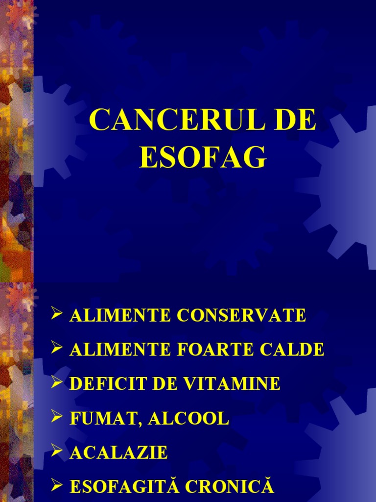 Cancerul de Esofag | PDF