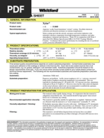 Xylan 1070 Data Sheet | PDF | Coating | Viscosity
