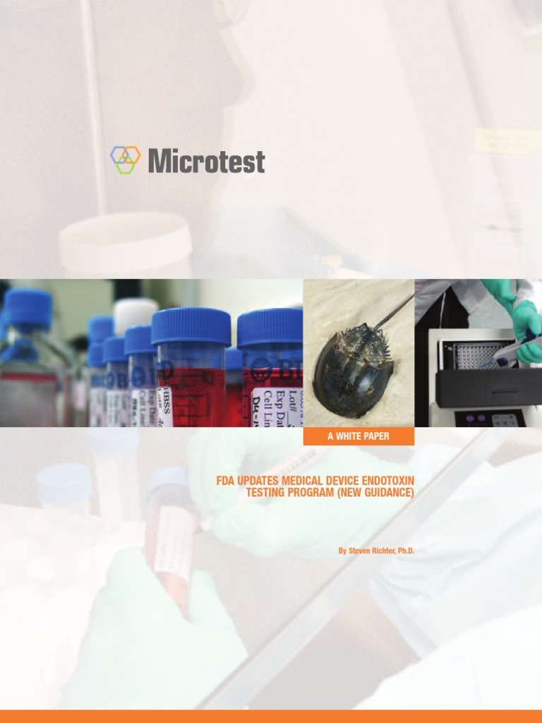 WP Medical Device Endotoxin Testing | PDF