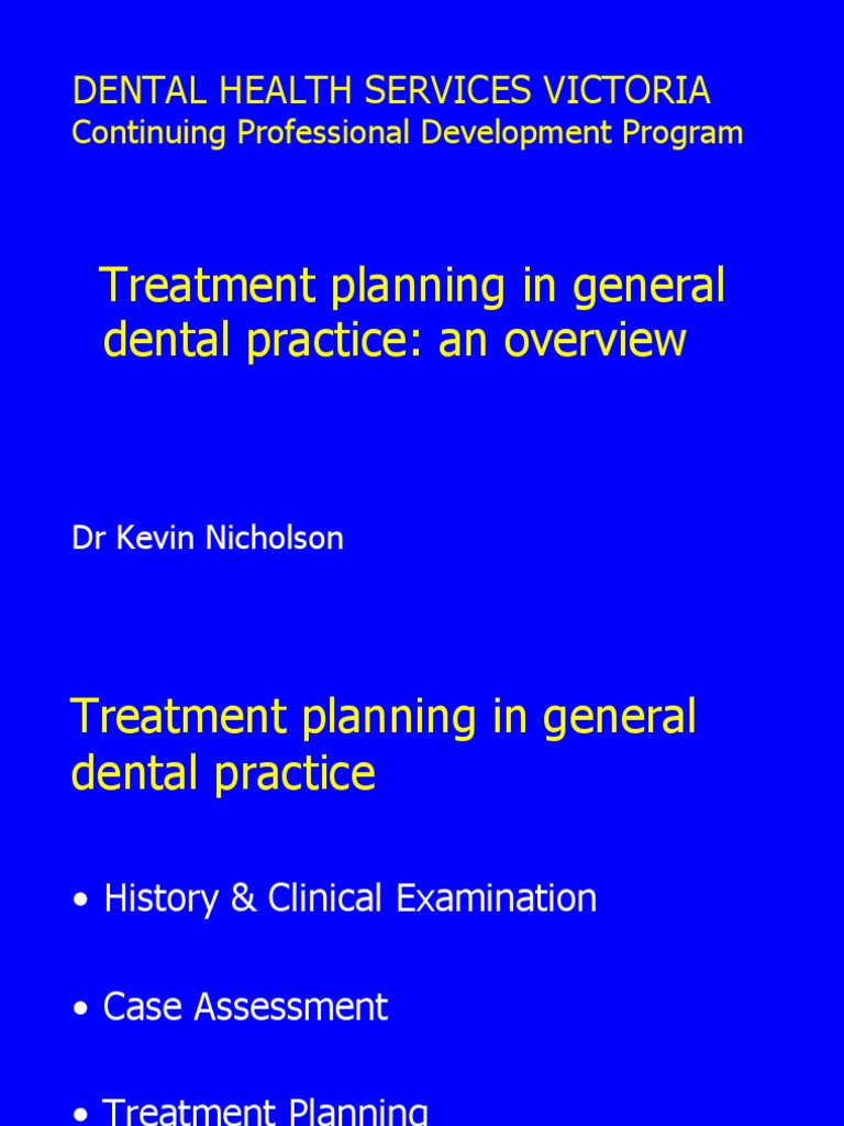 Treatment Planning 2011 | PDF | Dentistry | Oral Hygiene