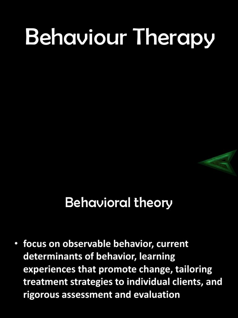 Behavior Therapy | PDF | Behaviour Therapy | Psychotherapy