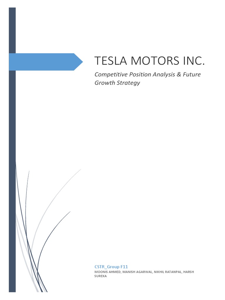 Tesla's Competitive Strategy | PDF | Electric Vehicle | Electric Car