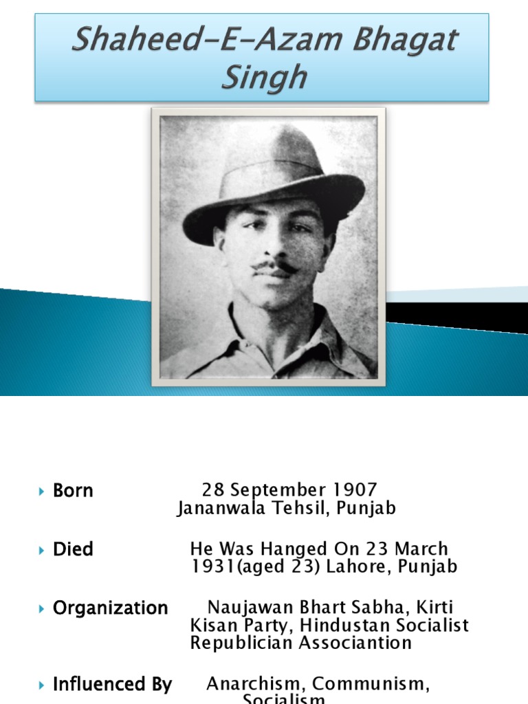 Bhagat Singh | PDF | Indian Nationalism | Indian Independence Movement