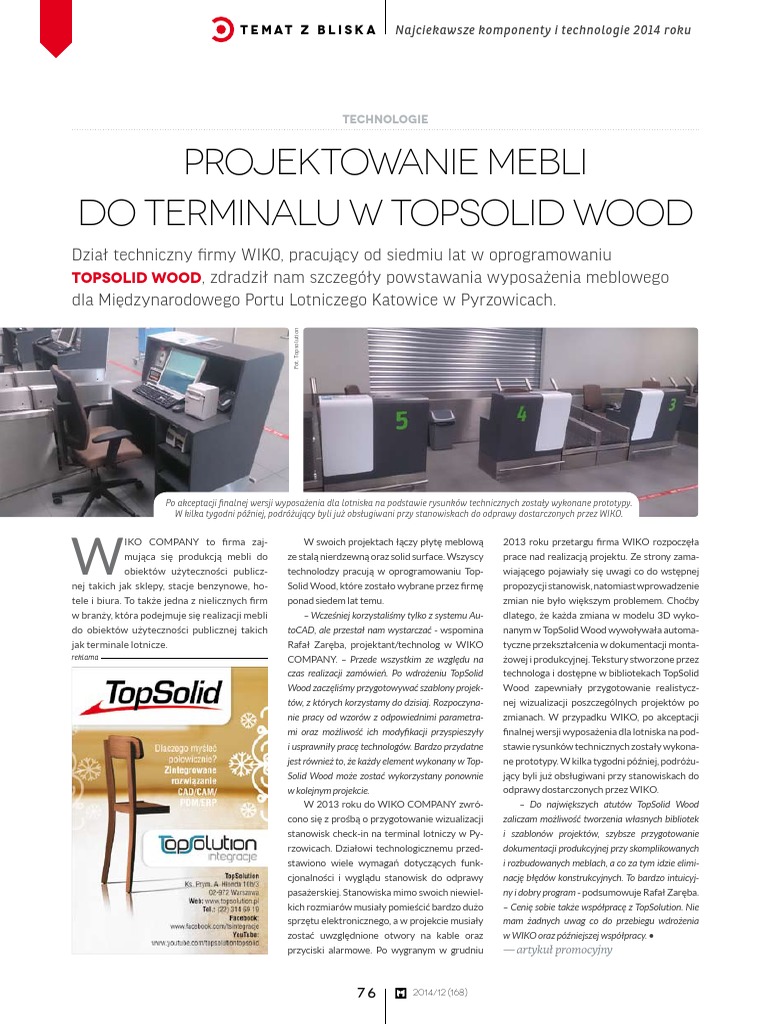 Projektowanie Mebli Do Terminala W TopSolid Wood | PDF