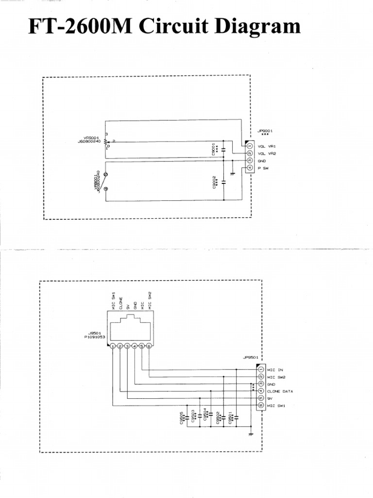 Yaesu FT-2600M Circuit Diagram | PDF