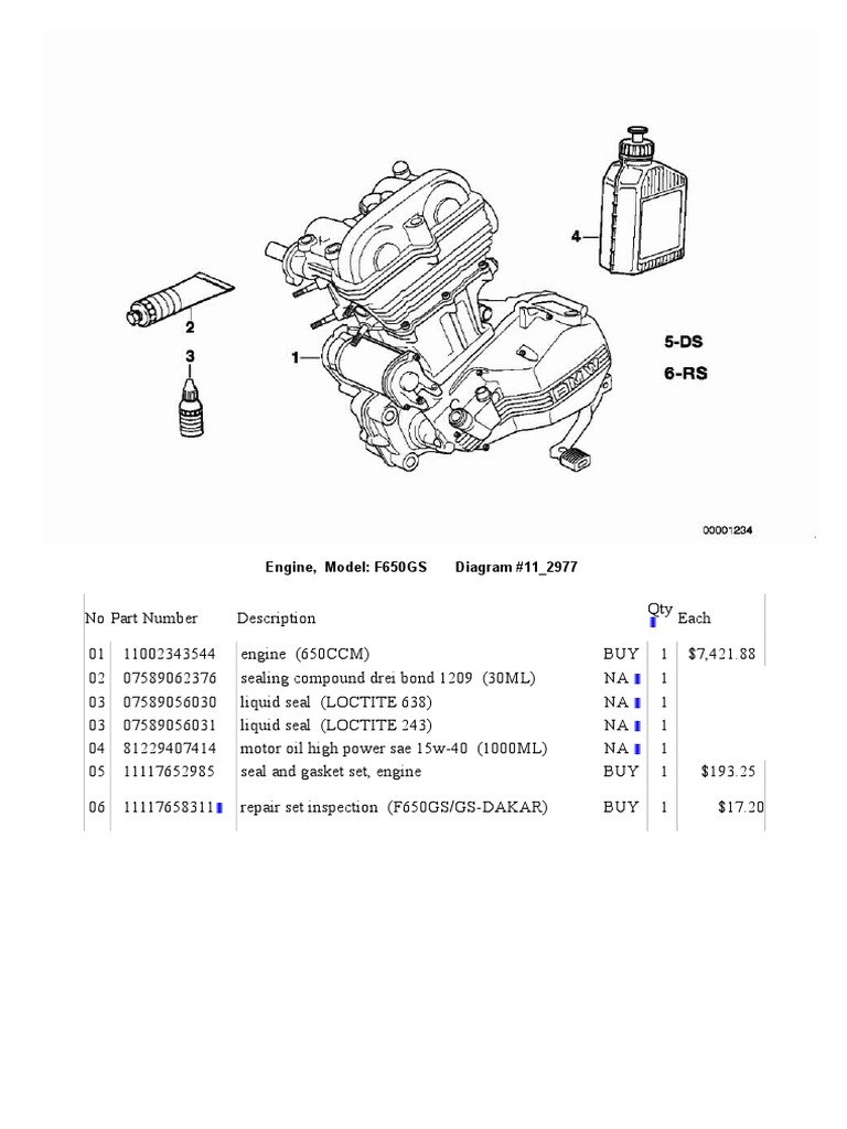 Engine BMW F 650 GS | PDF