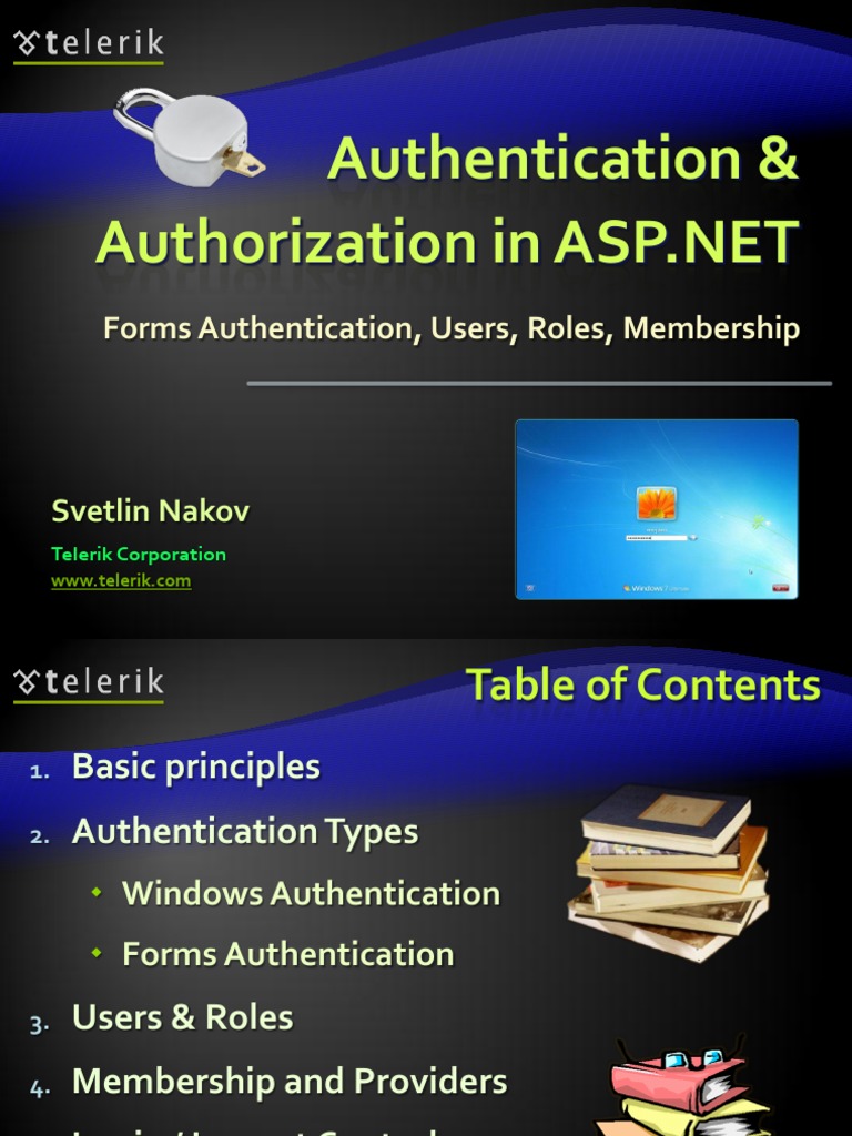 ASP - Net Authentication and Authorization | PDF | User (Computing ...
