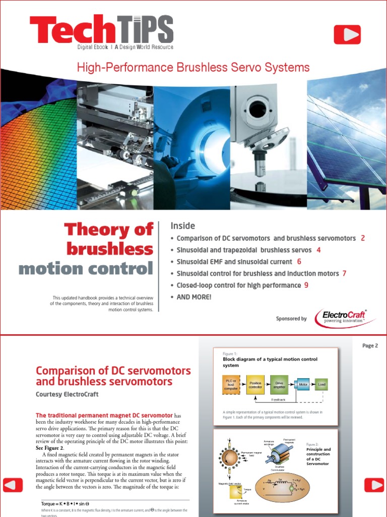 DW TechTip Brushless Servo Systems | PDF | Electric Motor | Servomechanism