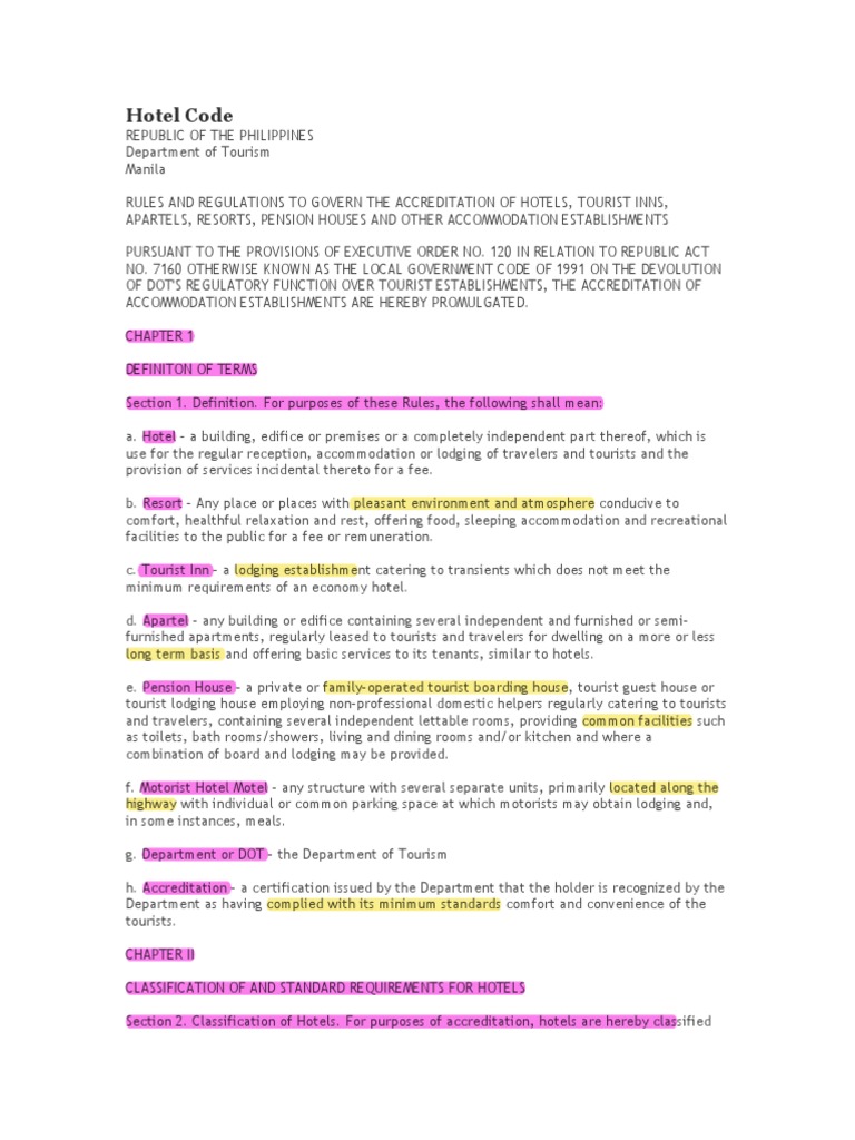 Hotel Code | PDF | Bathroom | Motel