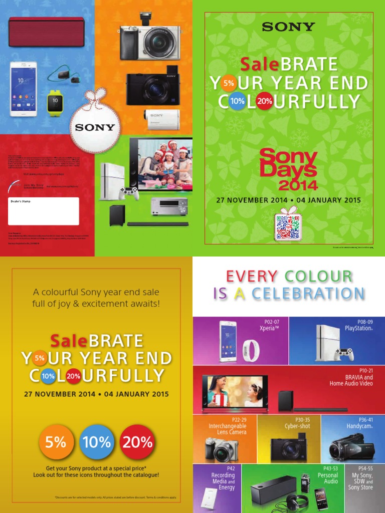 Sony Catalog | PDF | Media Technology | Imaging