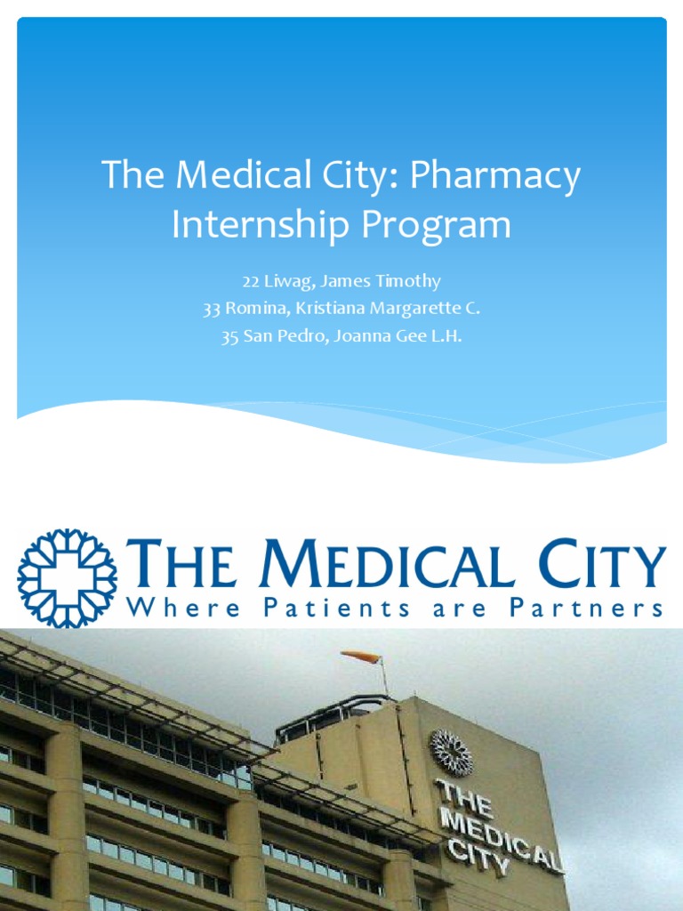 TMC Pharmacy Internship Program Overview | PDF | Pharmacy | Pharmaceutical Drug