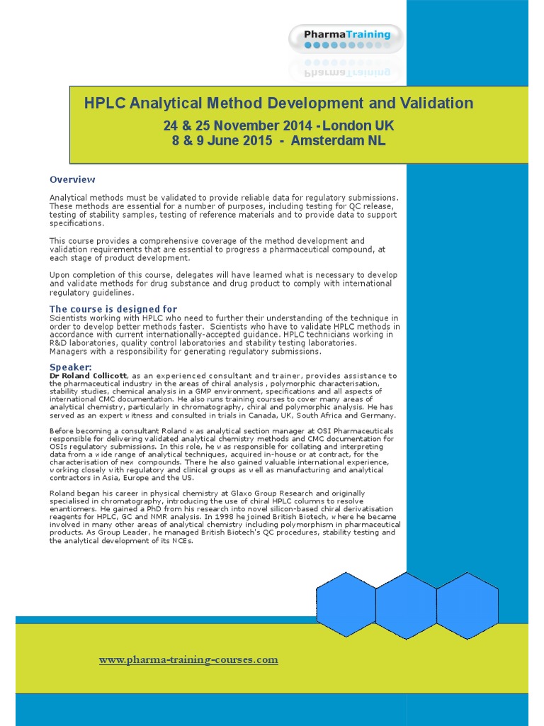 HPLC Analytical Method Development Validation | PDF | High Performance ...