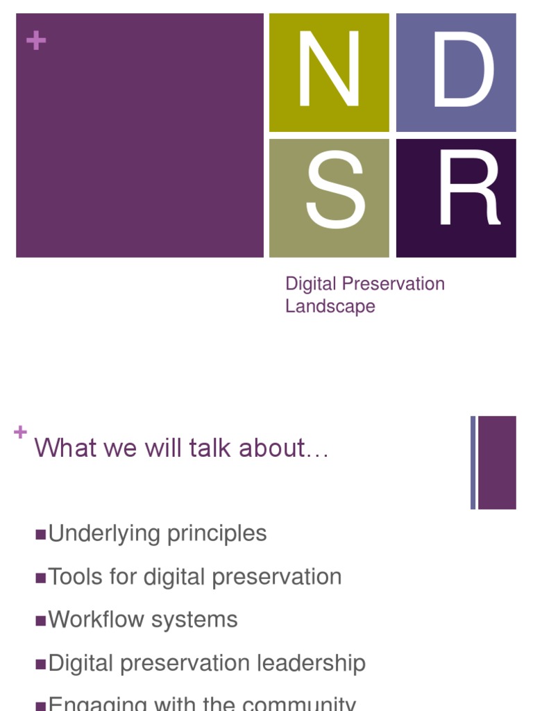 Digital Preservation Tools & Strategies | PDF | Digital Technology ...