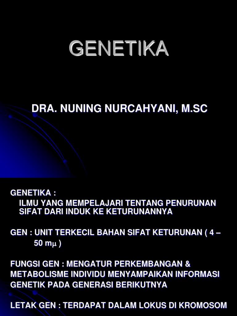 Genetika | PDF