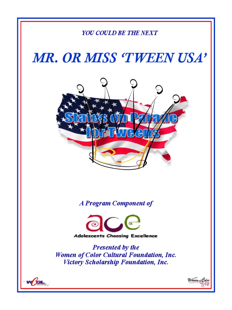 2015 WOCF Tween USA Application | PDF | Career & Growth | Social Science