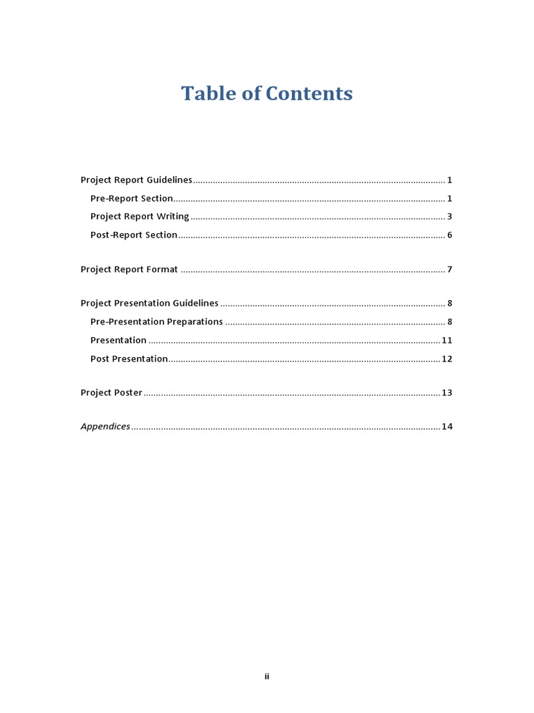Project Report Guidelines. 1 | PDF | Cognition | Science