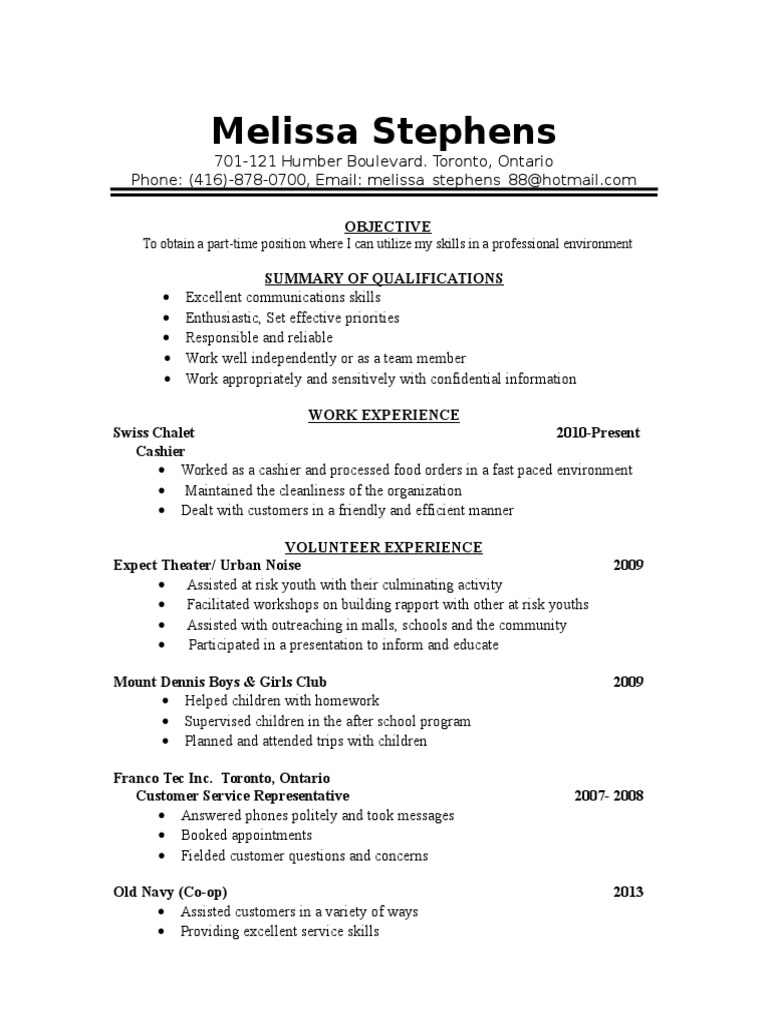 Melissa Resume | PDF