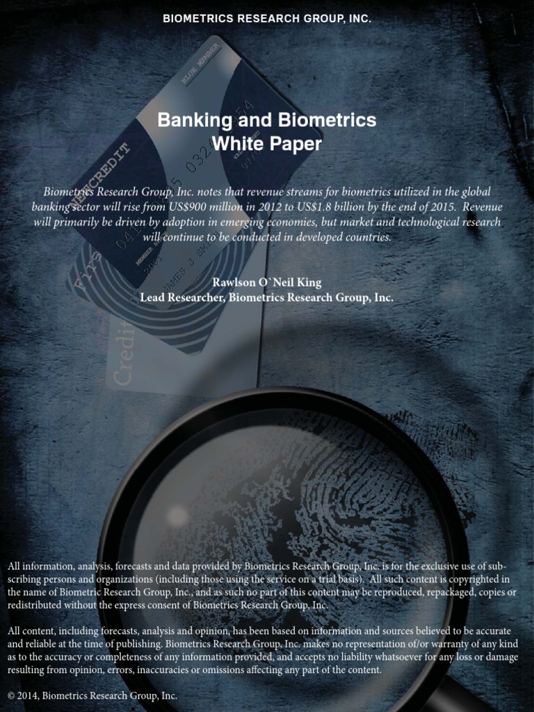 Biometrics and Banking Special Report | PDF | Biometrics | Automated ...