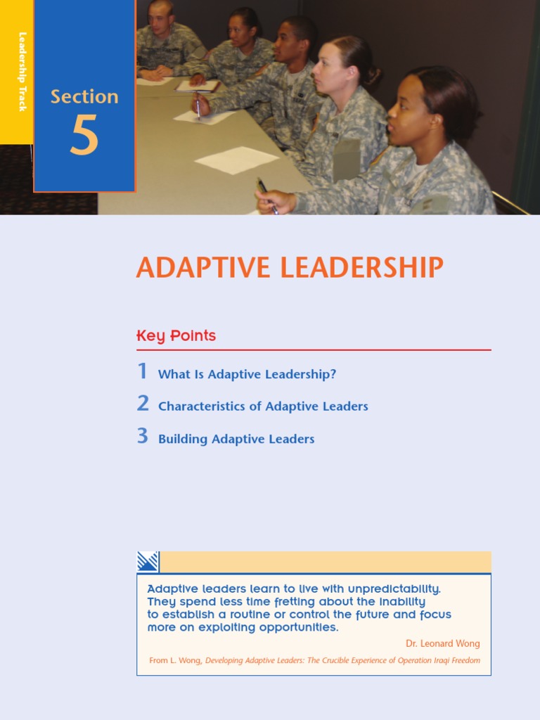 Army Adaptive Leadership | PDF | Leadership | Military