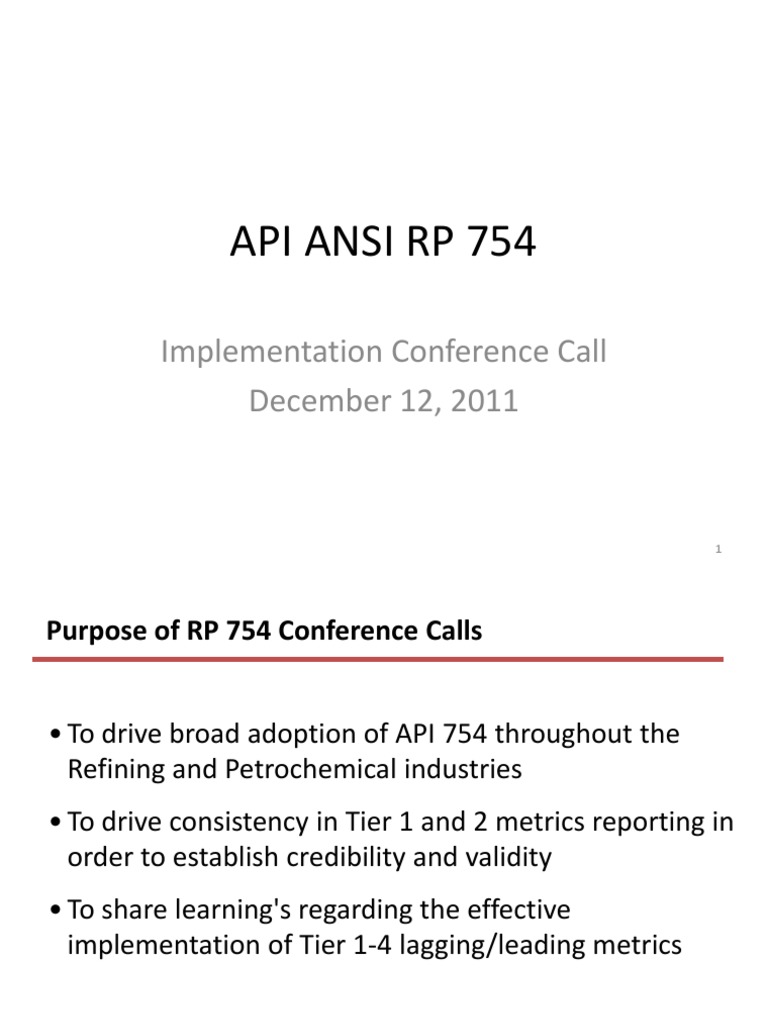 Ansi Api RP 754 | Download Free PDF | Databases | Business