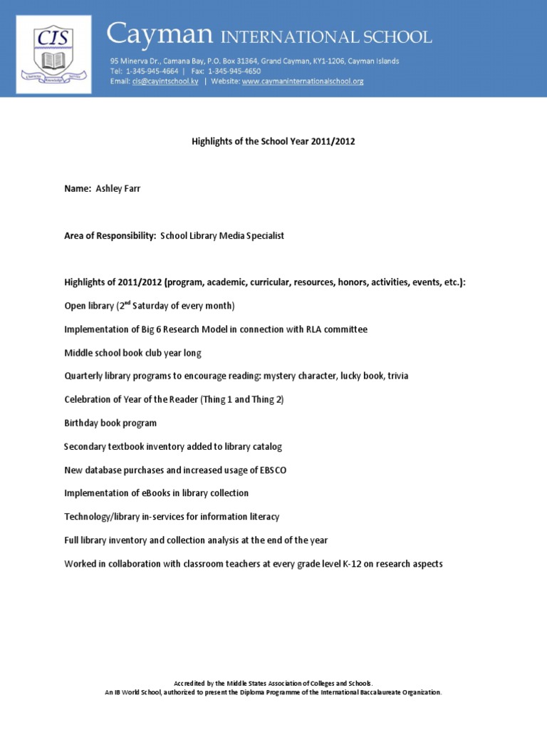 Highlights of The Year 2011-2012 | PDF | Social Science | Language Arts ...