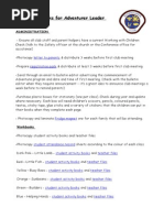 Adventurer Pledge and Law Overview | PDF | Religion & Spirituality