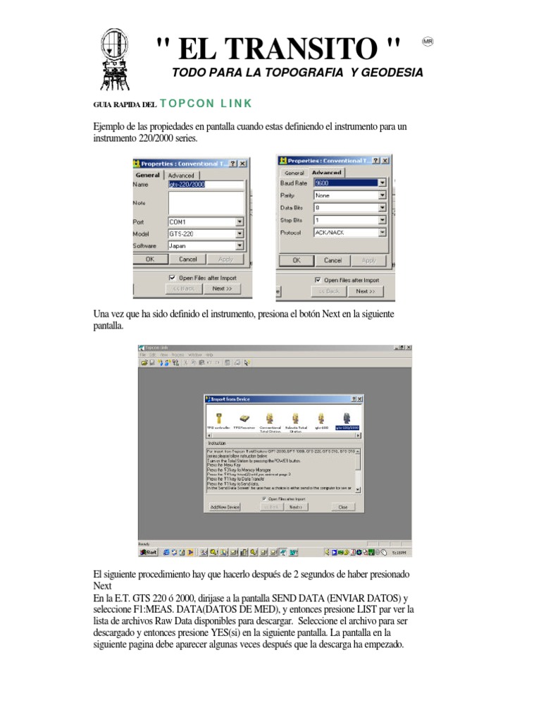 Guía Rápida de Topcon Link en Windows 11 | PDF | Negocios | Tecnología
