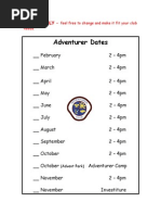 Adventurer Pledge and Law Overview | PDF | Religion & Spirituality