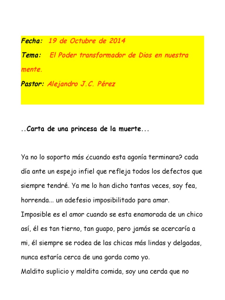 El Poder Transformador de Dios en Nuestra Mente | PDF | Pablo el ...