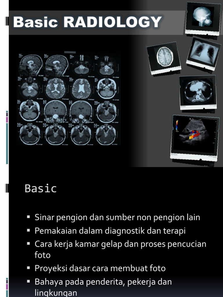 Radiologi Dasar | PDF | Sains & Matematika
