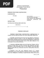 Sample Complaint For Ejectment | PDF | Lawsuit | Virtue