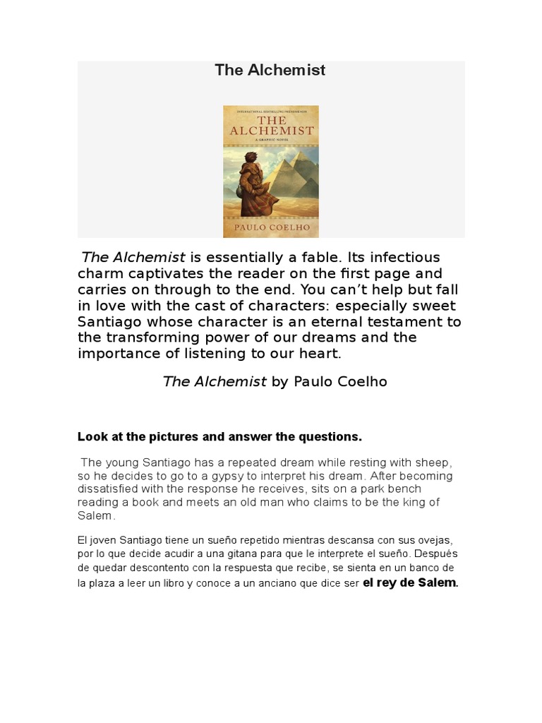 Summary and Analysis of The Alchemist | PDF | General Fiction