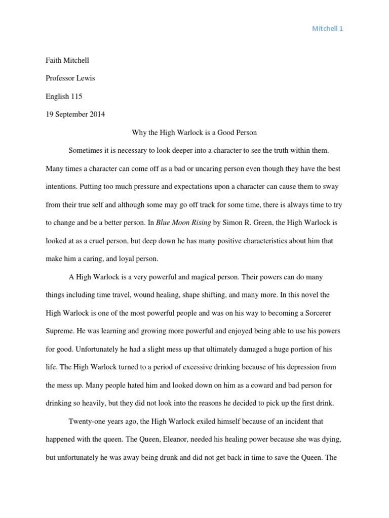High Warlock: Misunderstood Hero | PDF | Anger