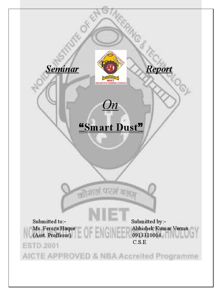 Smart Dust | PDF | Optical Fiber | Fiber Optic Communication