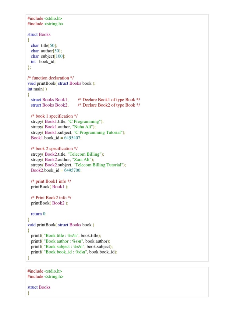 Books: Struct Char Char Char Int | PDF | Software Development | Software Engineering