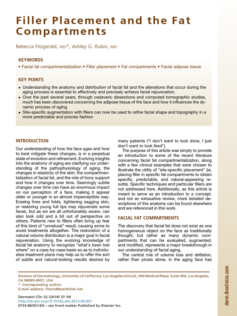 Lateral and Medial Soof Filler Insights | PDF | Lip | Anatomical Terms ...