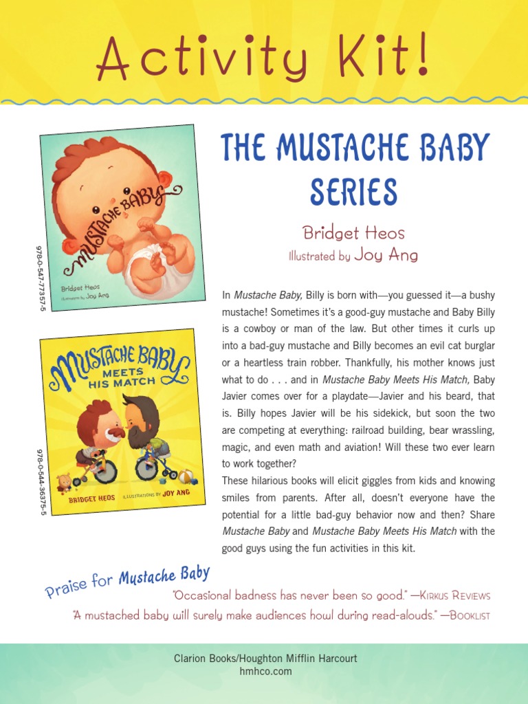 Mustache Baby Activity Kit | PDF | Leisure
