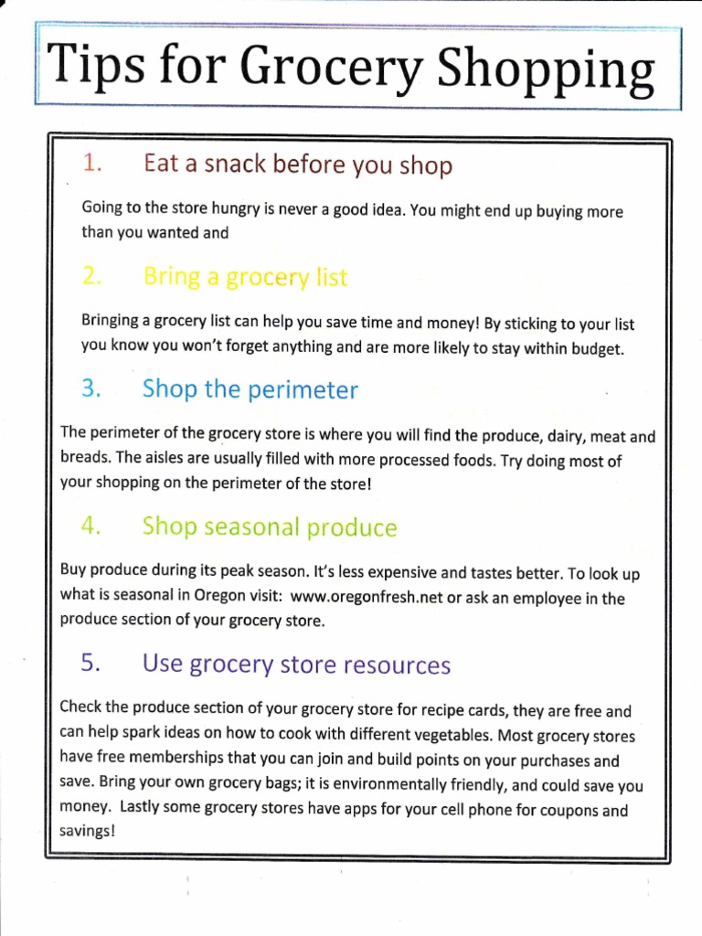 Myplate Handout | PDF | Wellness