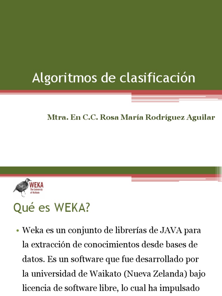 WEKA: Guía Completa para Archivos ARFF | PDF | Histograma | Software