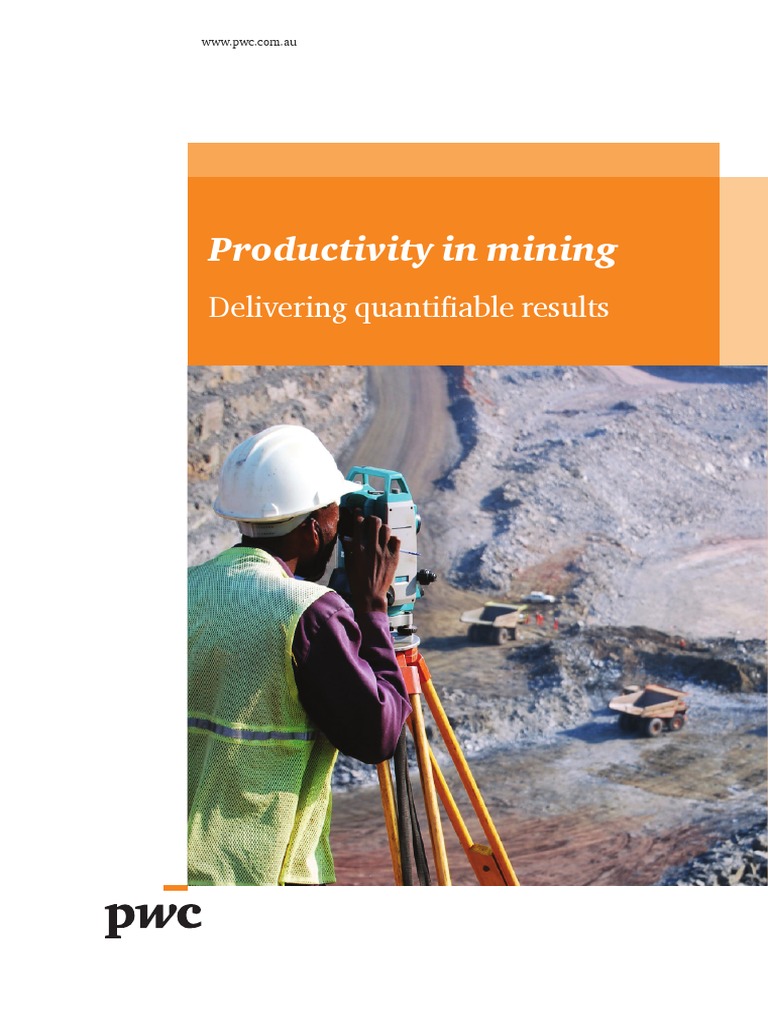 Productivity in Mining Aug13 PDF | PDF | Pricewaterhouse Coopers ...