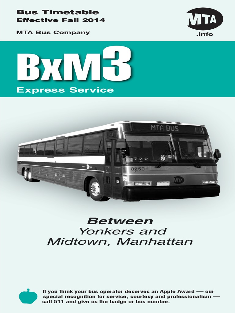 BX M3 | PDF | Public Transport | Bus Transport