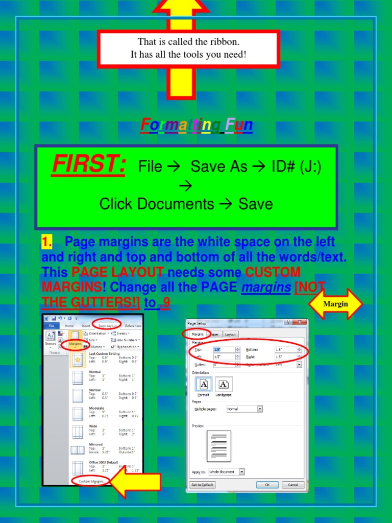 Formatting A Word Document PDF | PDF | Text | Graphic Design