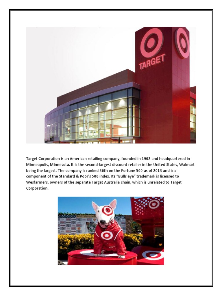 Target Corporation Is An American Retailing Company | PDF | Sweater ...