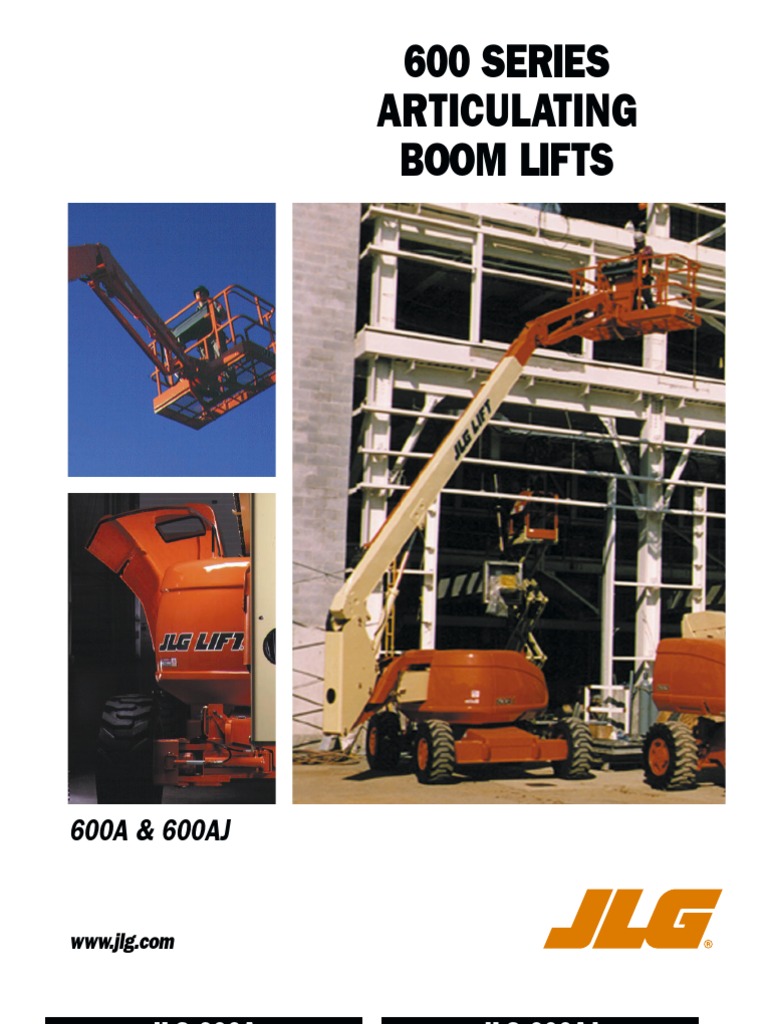 JLG 600 SERIES ARTICULATING BOOM LIFTS 600A & 600AJ | Tire | Engines