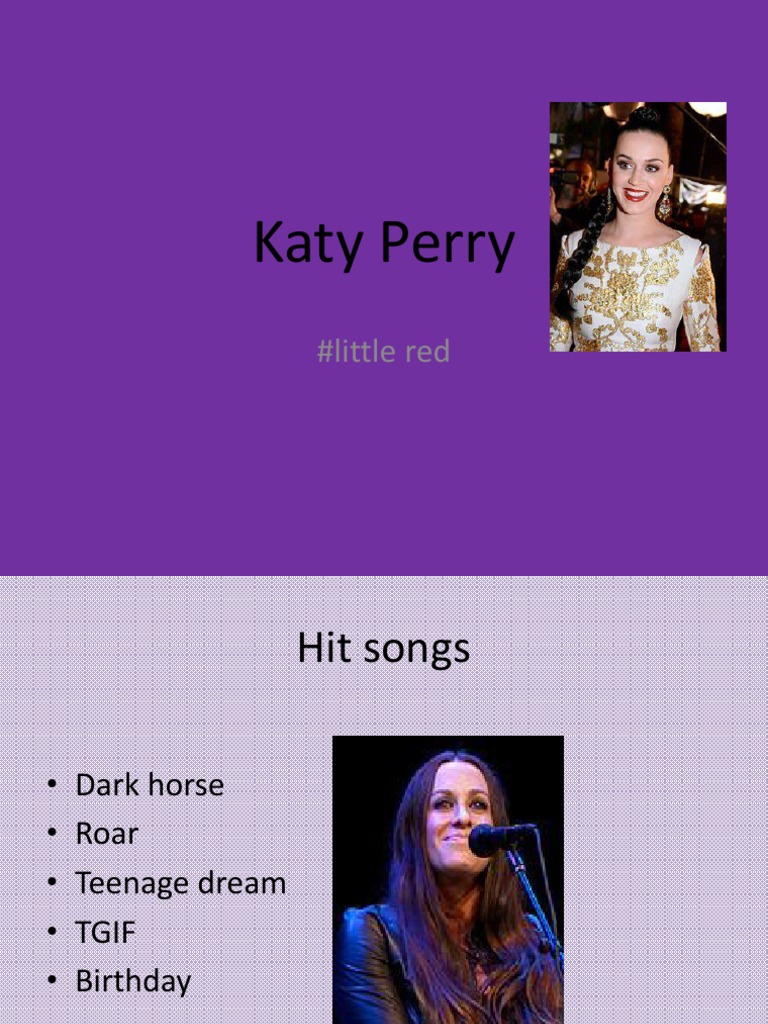 Katy Perry: Hit Songs & Fun Facts | PDF | Mystery, Thriller & Crime Fiction