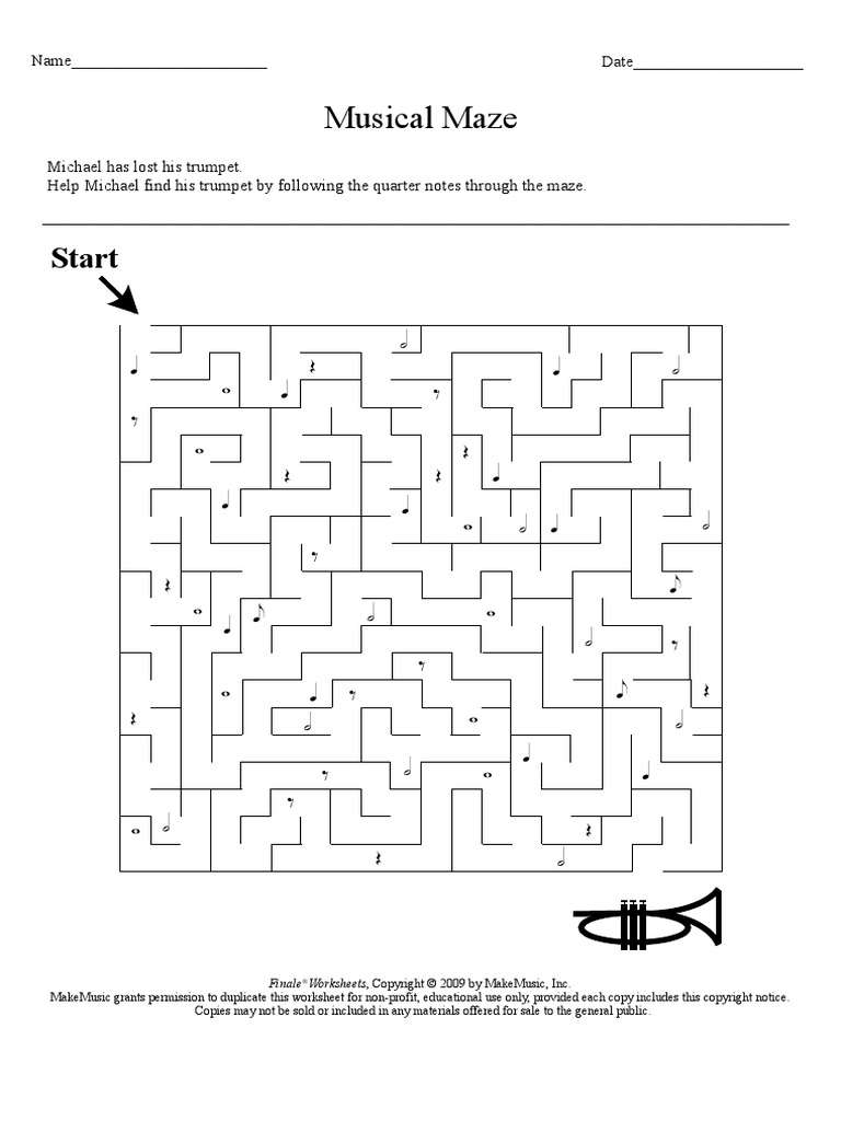 6202 Musical Maze | PDF