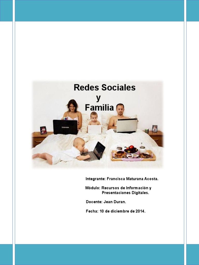 Impacto de Redes Sociales en la Familia | PDF | Servicio de redes ...